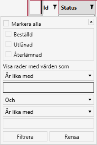 Comprima, Registrering av journaler i arkiven Beställning/Utlåning ...